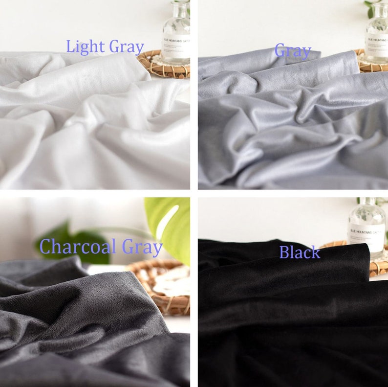 Smooth Minky Fabric Solid Minky Fabric Plush Fabric Stuffed - Etsy