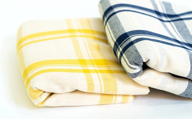 Plaids Fabric Vintage Check Fabric Checker Cotton Tencel | Etsy