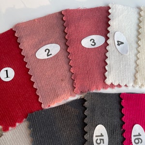 Pinwale Wide Cotton Corduroy - 21 Wales Corduroy 33 Solid Colors - Fine ...