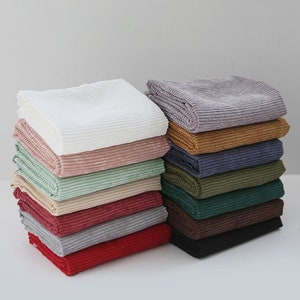 Wide Wale Corduroy Fabric, Polyester Corduroy Fabric, 5 Mm Corduroy, 4. ...