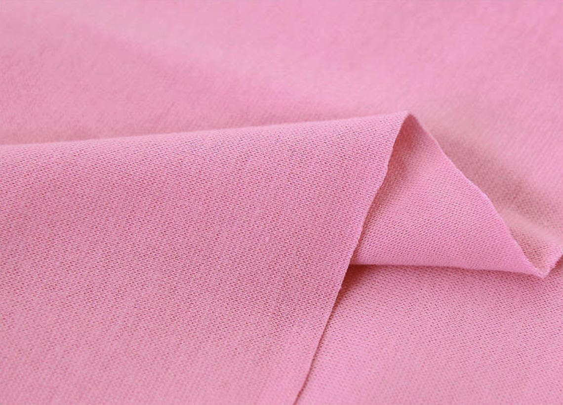 Pink 1x1 Ribbing and Binding Knit Fabric by Half Yard 77040 | Etsy