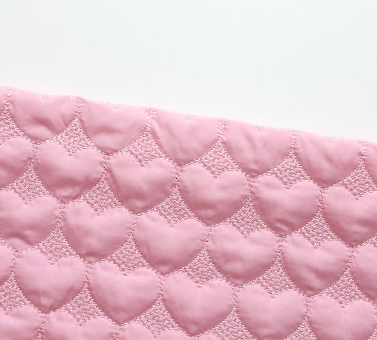 Quilted Polyester Fabric Padded Fabric 55 Wide White - Etsy