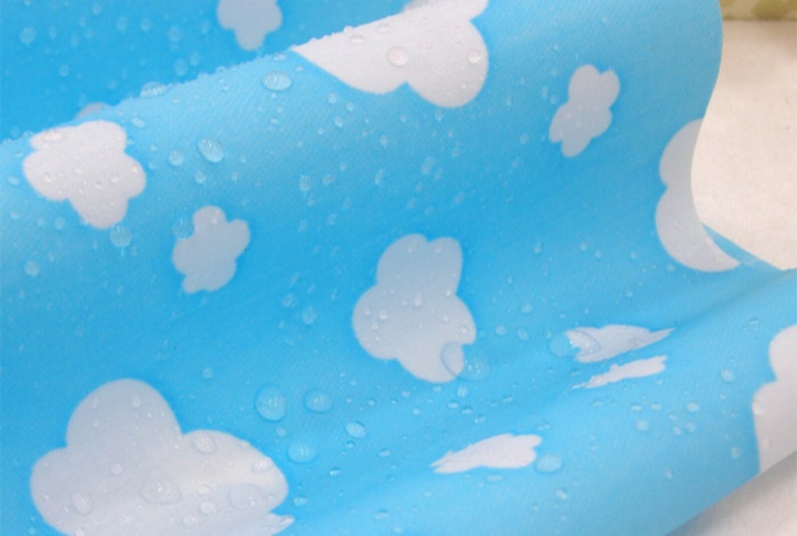 Waterproof Fabric Clouds on Blue by the Yard 30365 - Etsy