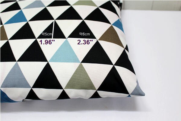 Modern Triangles Oxford Cotton Fabric Geometric Northern - Etsy