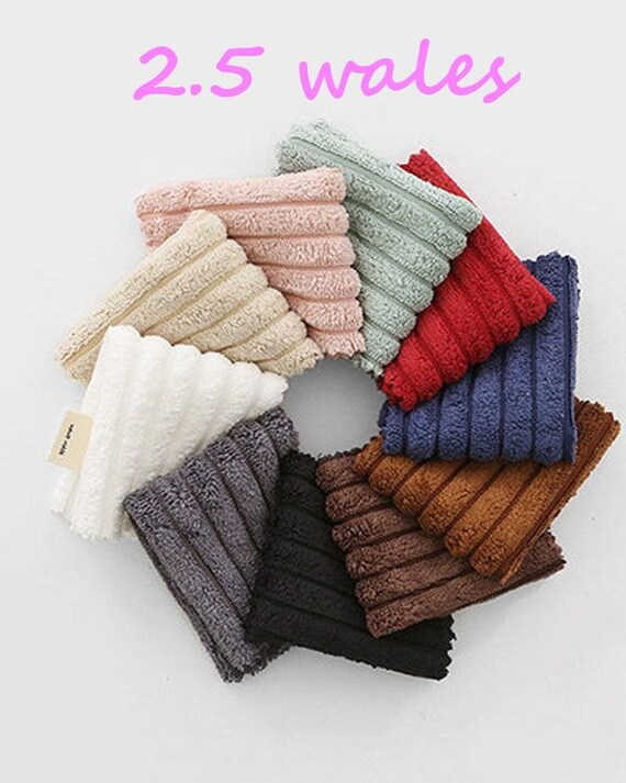 Extra Wide Wale Corduroy Fabric Polyester Corduroy Fabric 10 - Etsy