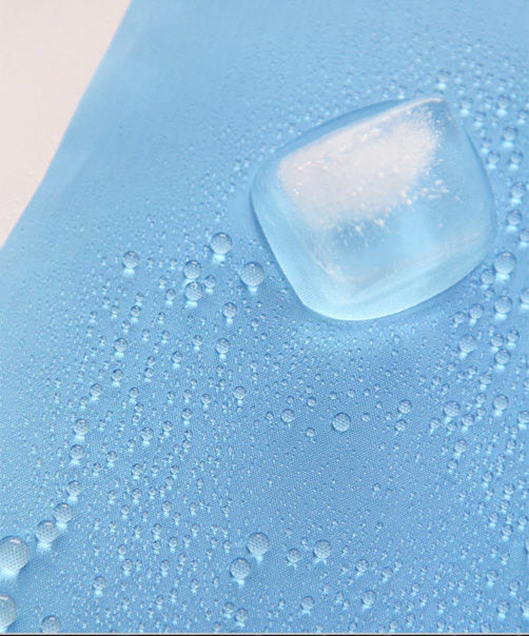 Waterproof Fabric Solid Color Sky Blue, Quality Korean Fabric by the ...