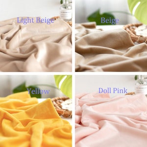 Smooth Minky Fabric, Solid Minky Fabric, Plush Fabric, Stuffed Animals ...