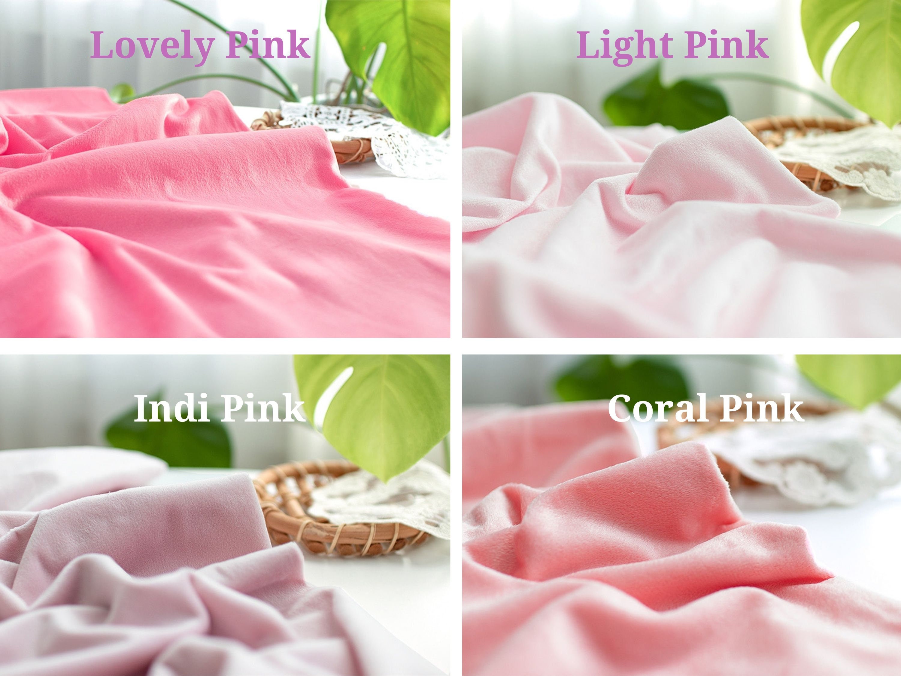 Smooth Minky Fabric, Solid Minky Fabric, Plush Fabric, Stuffed Animals ...