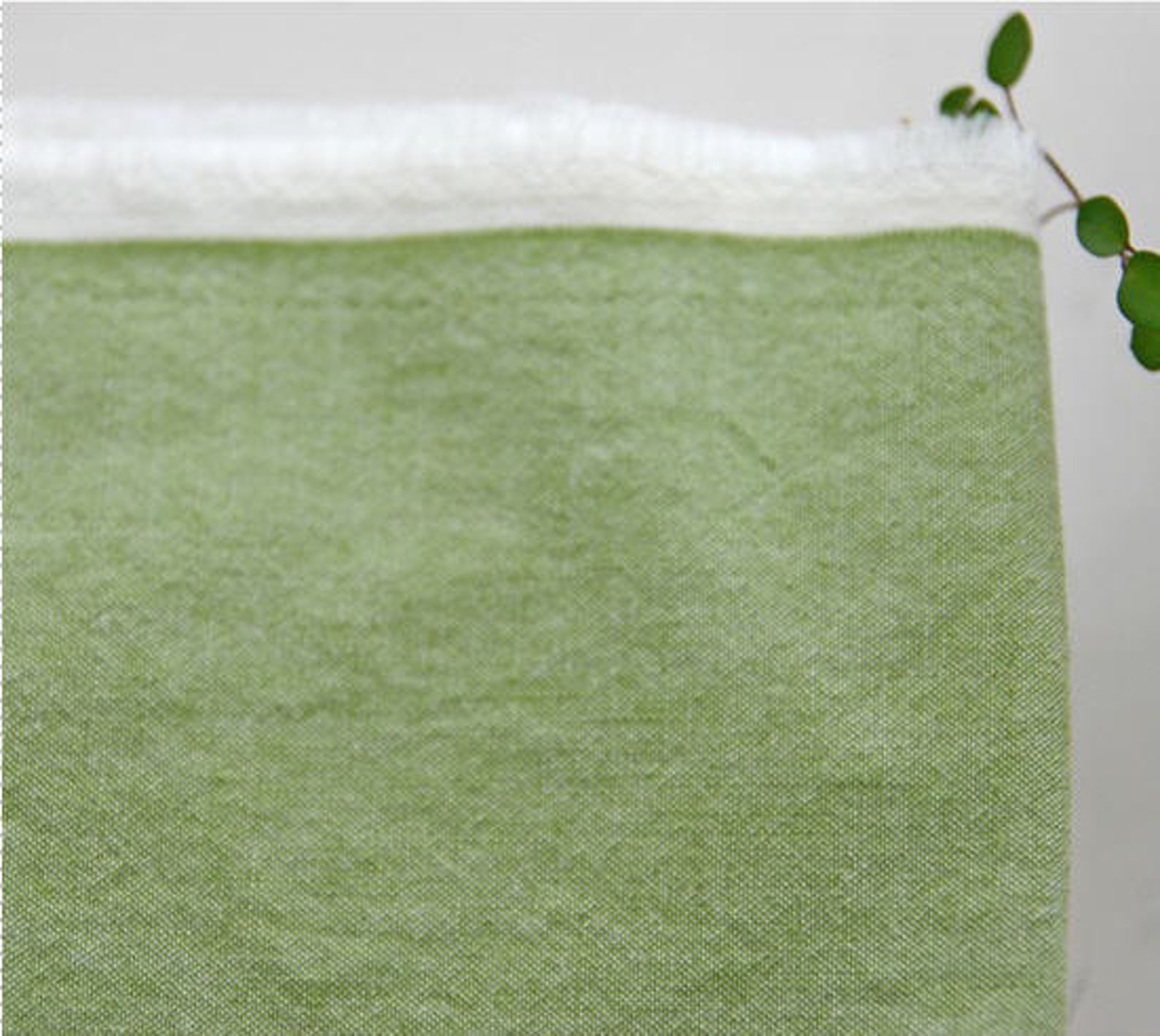 Pre-washed Cotton Fabric Solid - Olive, Blue or Navy - by the Yard 9047 ...