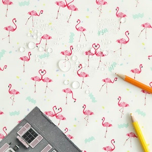 Flamingo Waterproof Fabric - 59 Inches Wide - by the Yard 90588 - Etsy
