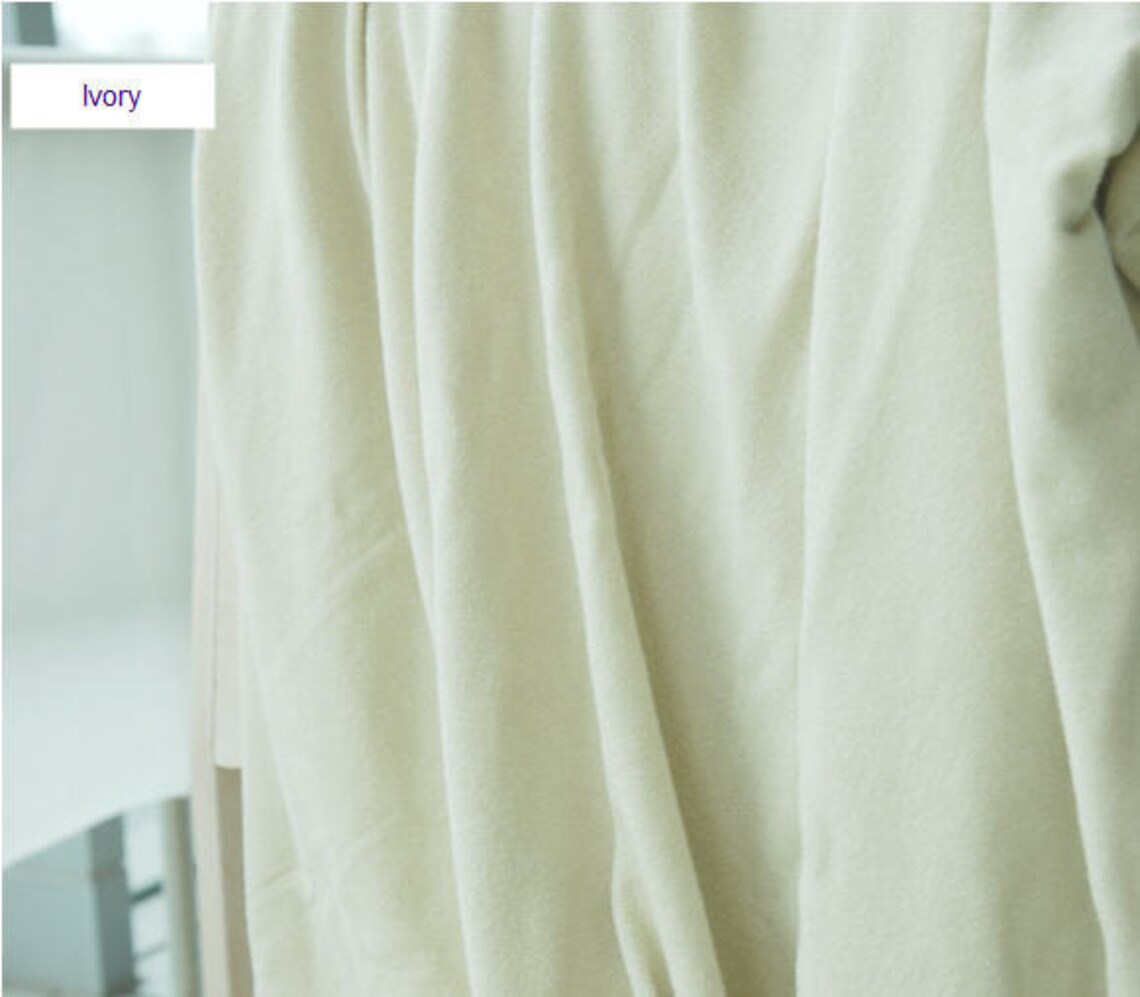 Organic Cotton Terry Cloth Knit Fabric in 3 Colors by the Yard | Etsy