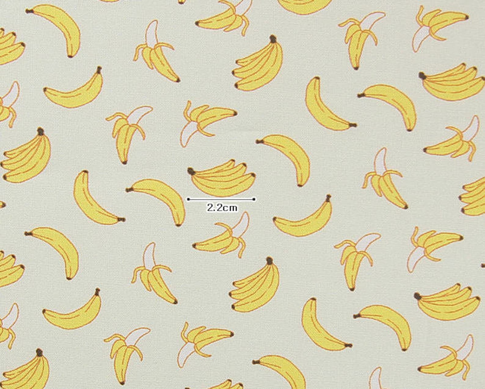 Bananas Cotton Fabric Digital Printing by the Yard 85777 - Etsy