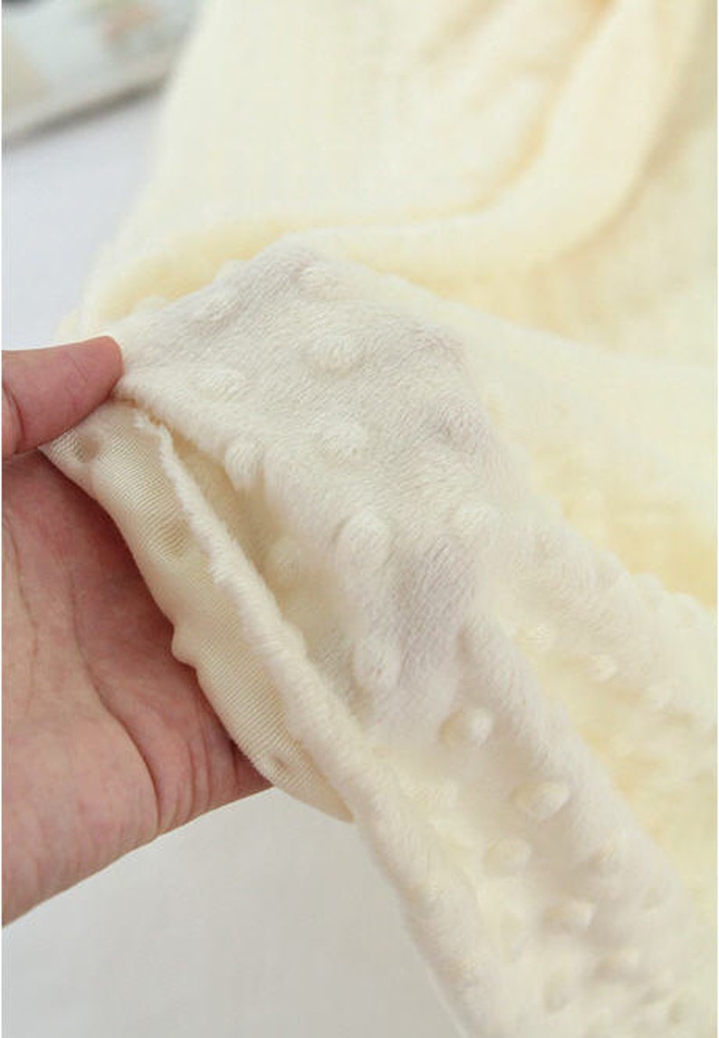 Minky Dimple Dot Cream by the Yard 43049 Melody Series - Etsy