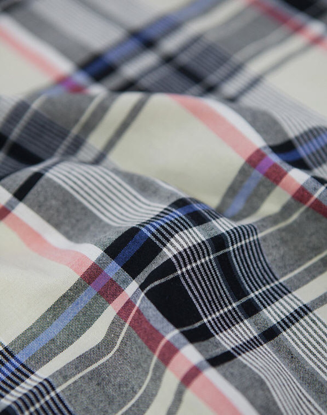 Plaid Cotton Fabric - by the Yard 82483 78873-1 - Etsy