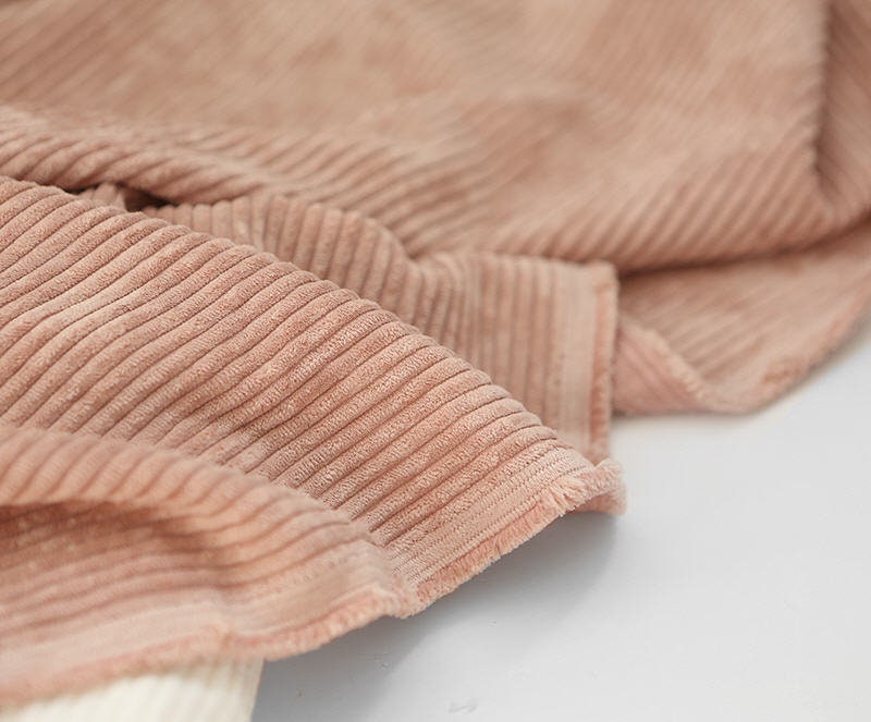 Wide Wale Corduroy Fabric, Polyester Corduroy Fabric, 5 Mm Corduroy, 4. ...