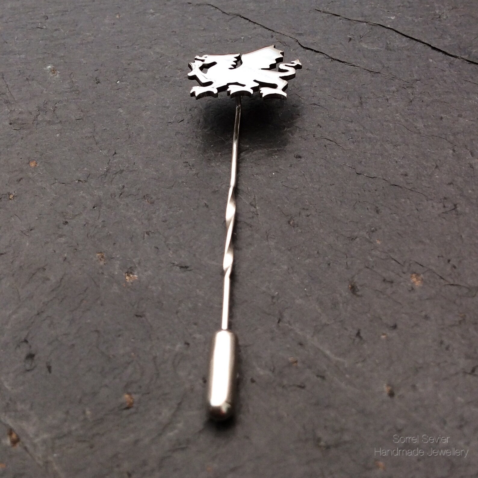 Welsh Dragon Tie / Lapel Pin | Etsy