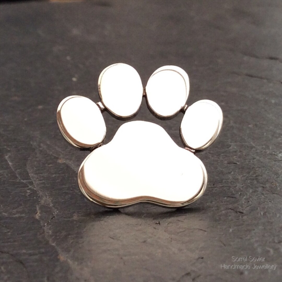 Dog Paw Brooch - Etsy