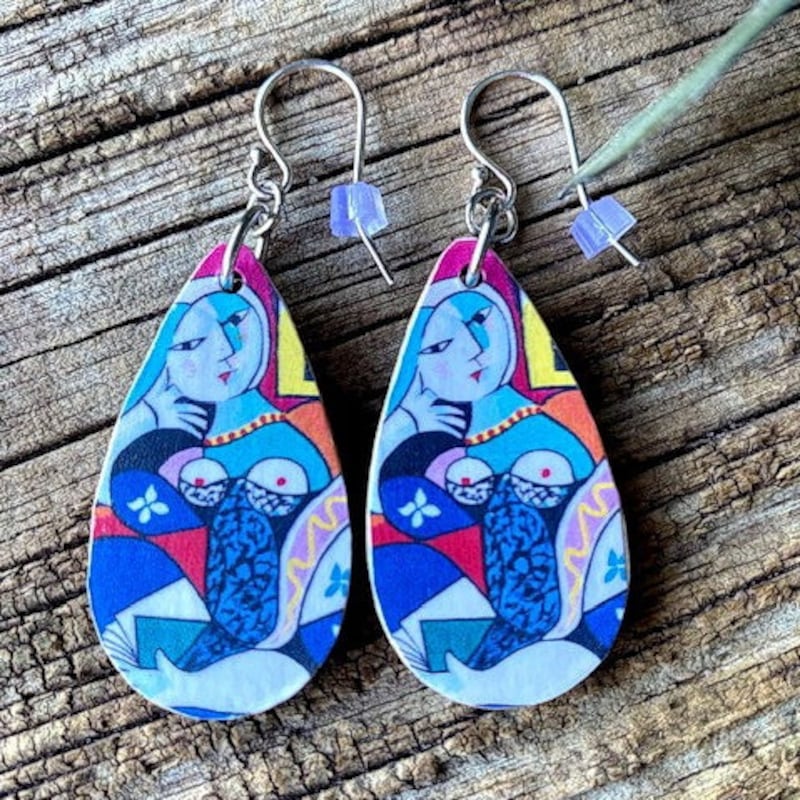 Art Earrings - Etsy