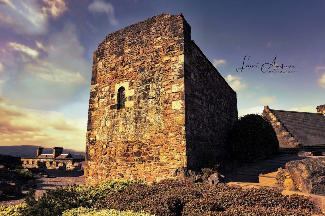 St. Margaret's Chapel Edinburgh Castle Fine Art | Etsy