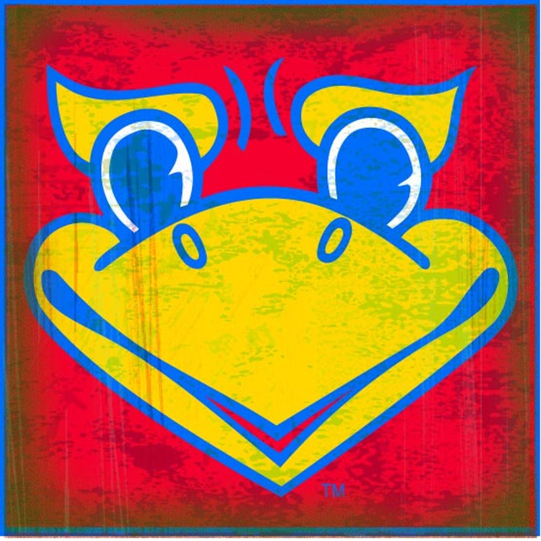 KU Coaster Collection: Jayhawk Face Red (KU-26). Single Stone Coaster ...