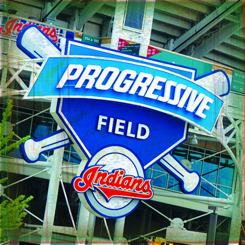 Cleveland Collection: Progressive Field - Etsy