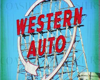Western Auto Sign - Etsy