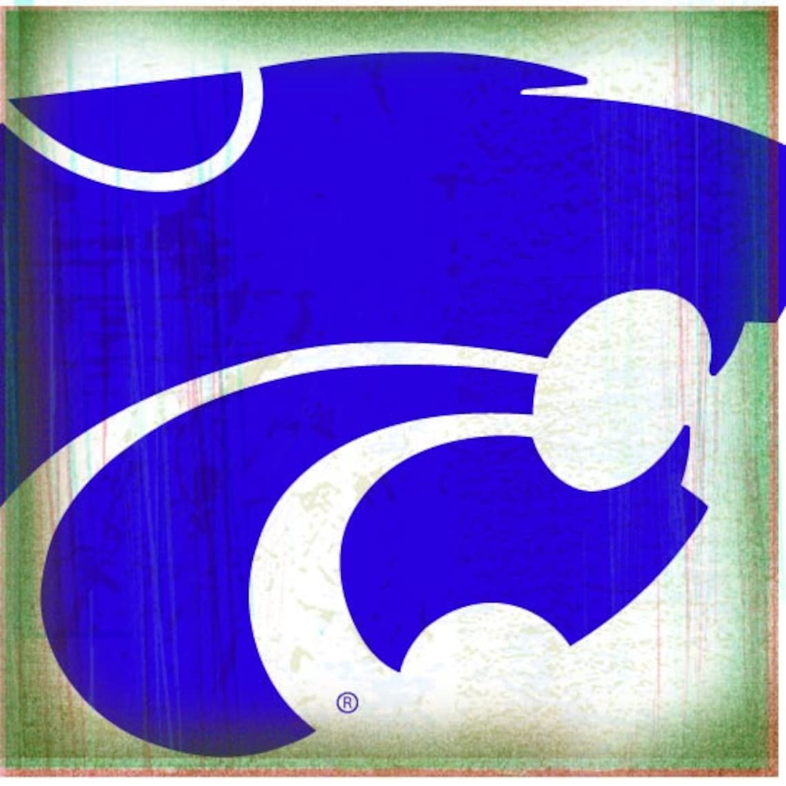 K-state Coaster Collection: Powercat Logo on White (KSU-5) - Etsy