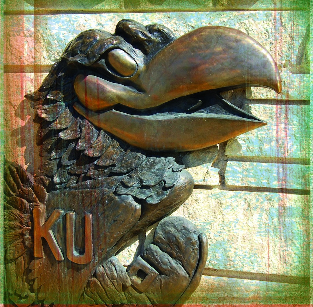 University of Kansas Coaster Collection: Jayhawk Bronze (KU-9). Single ...