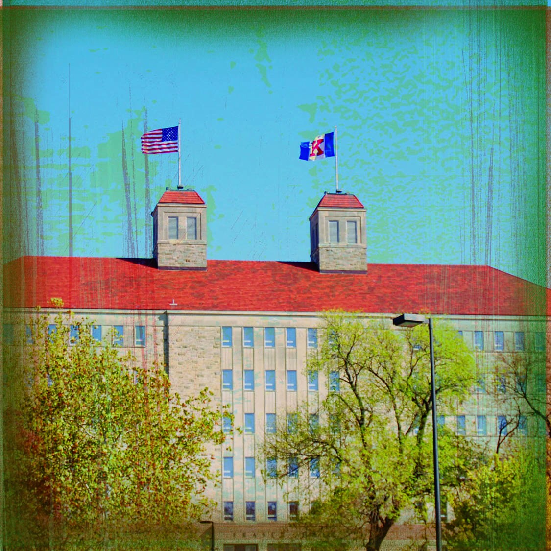 University of Kansas Coaster Collection: Fraser Hall 1 (KU-5). Single ...