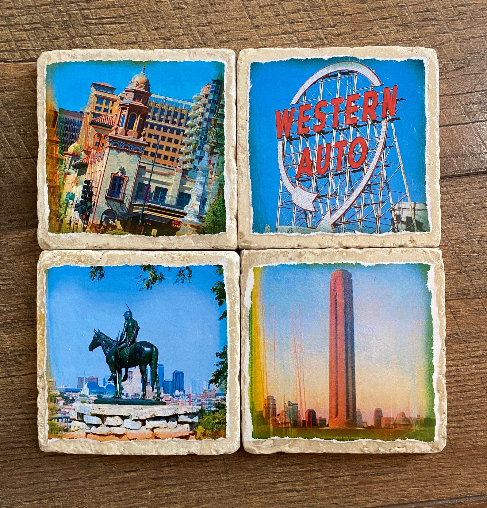 Kansas City Coaster Collection: Shuttlecock 4 single Stone - Etsy