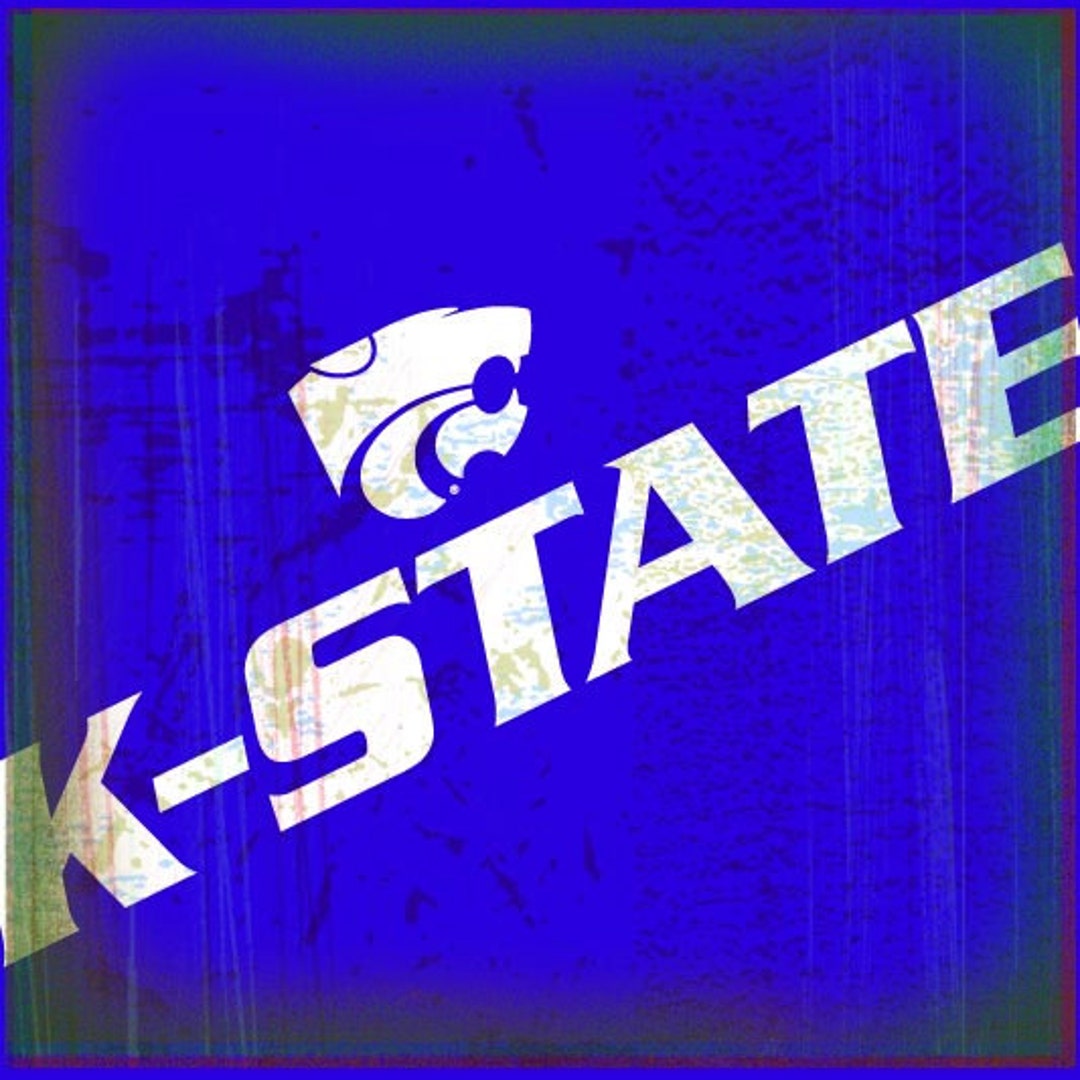 K-state Coaster Collection: K-state on Purple KSU-17 - Etsy