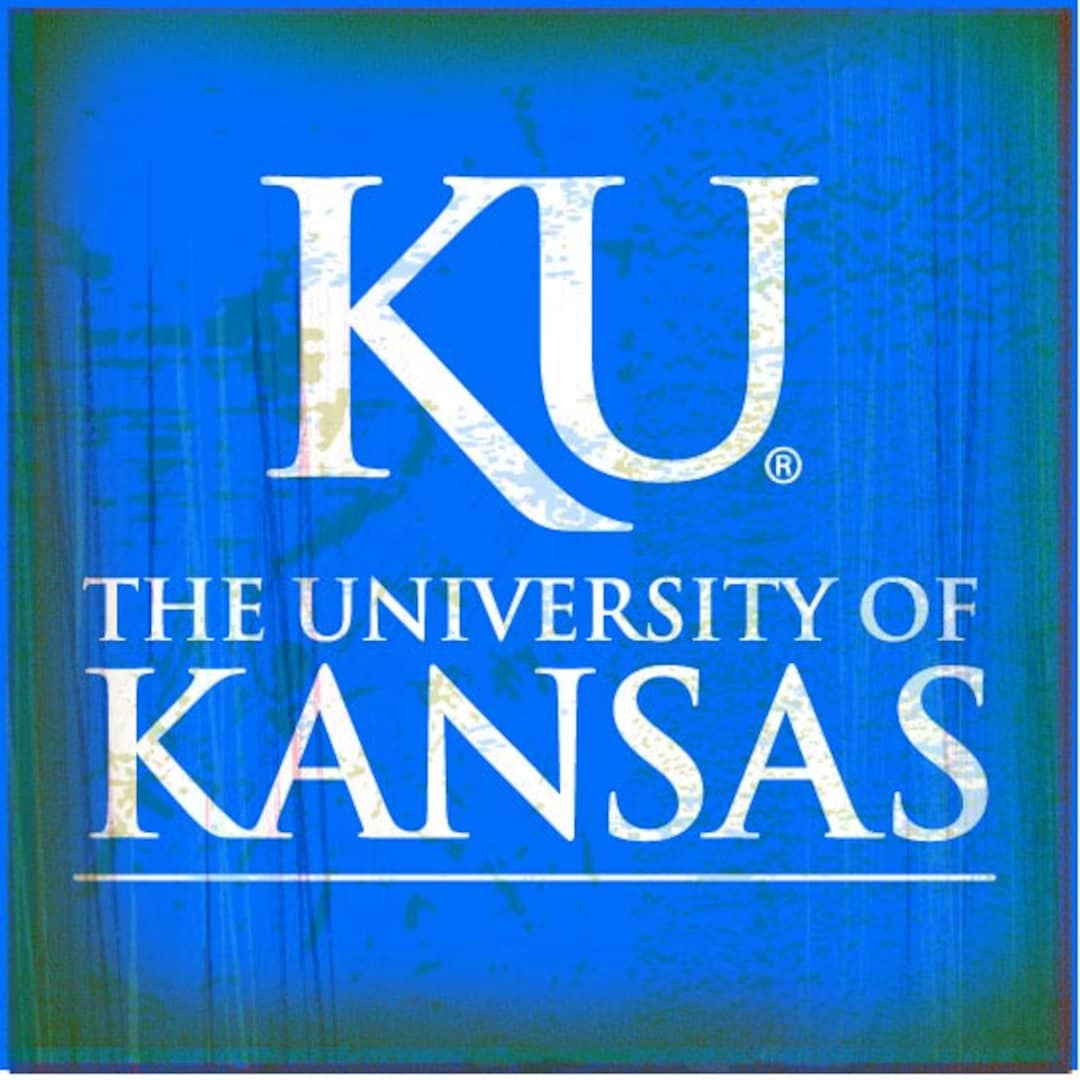 KU Coaster Collection: University of Kansas Logo (KU-28). Single Stone ...