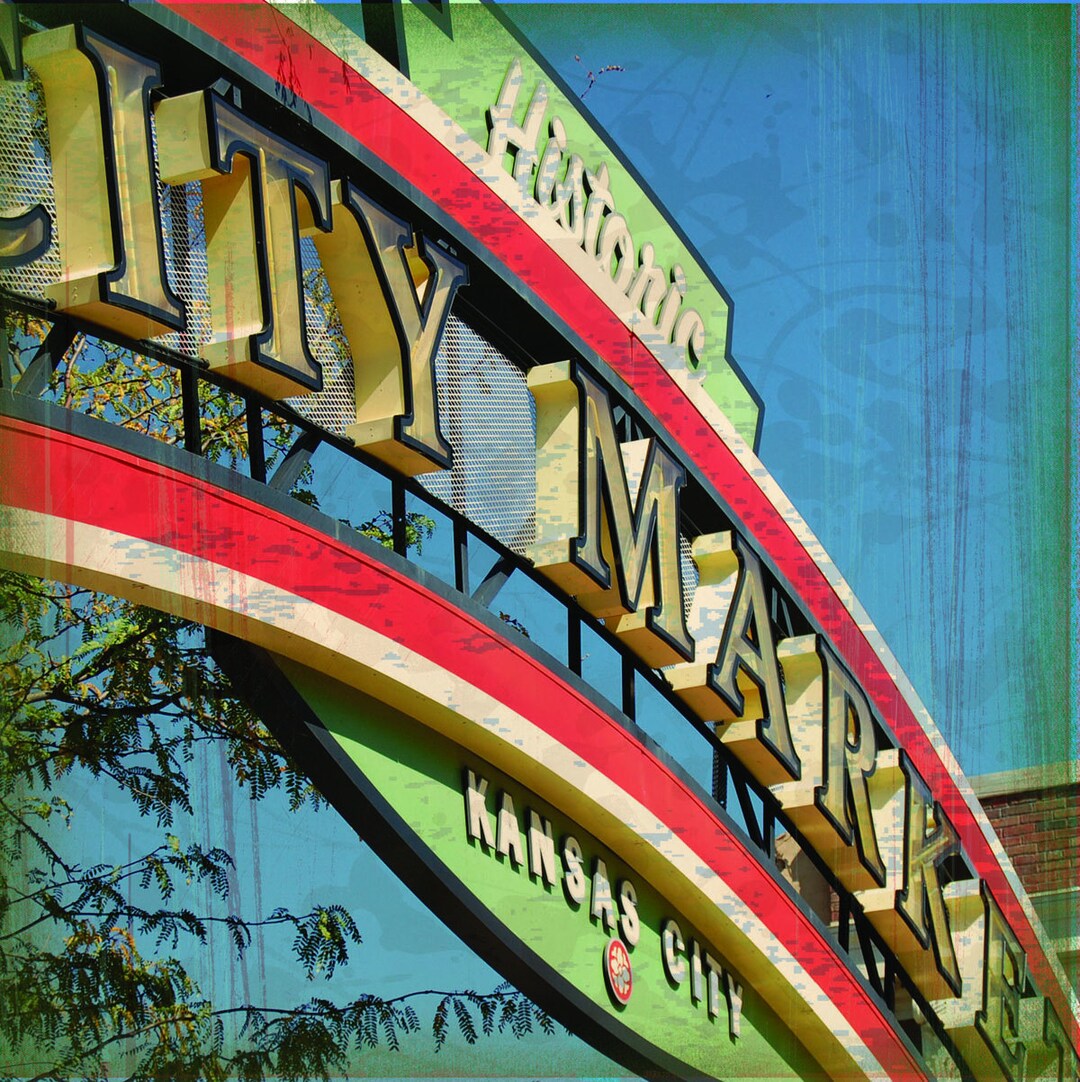 Kansas City Coaster Collection: City Market (single Stone Tile Coaster ...