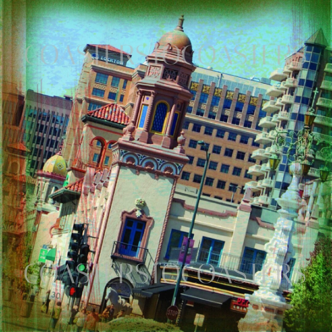 Kansas City Coaster Collection: Plaza Street (single Stone Tile Coaster ...