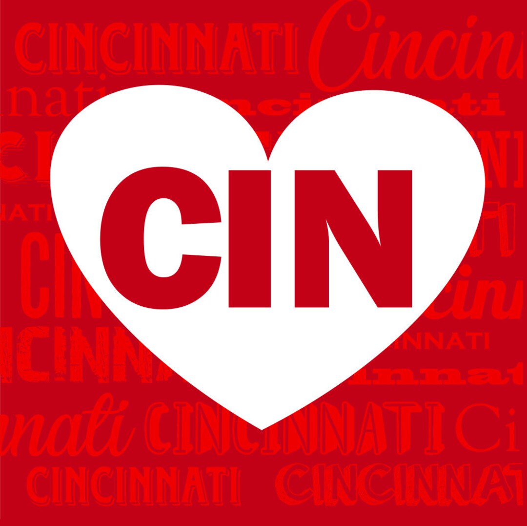 Cincinnati Collection: I LOVE CIN - Etsy
