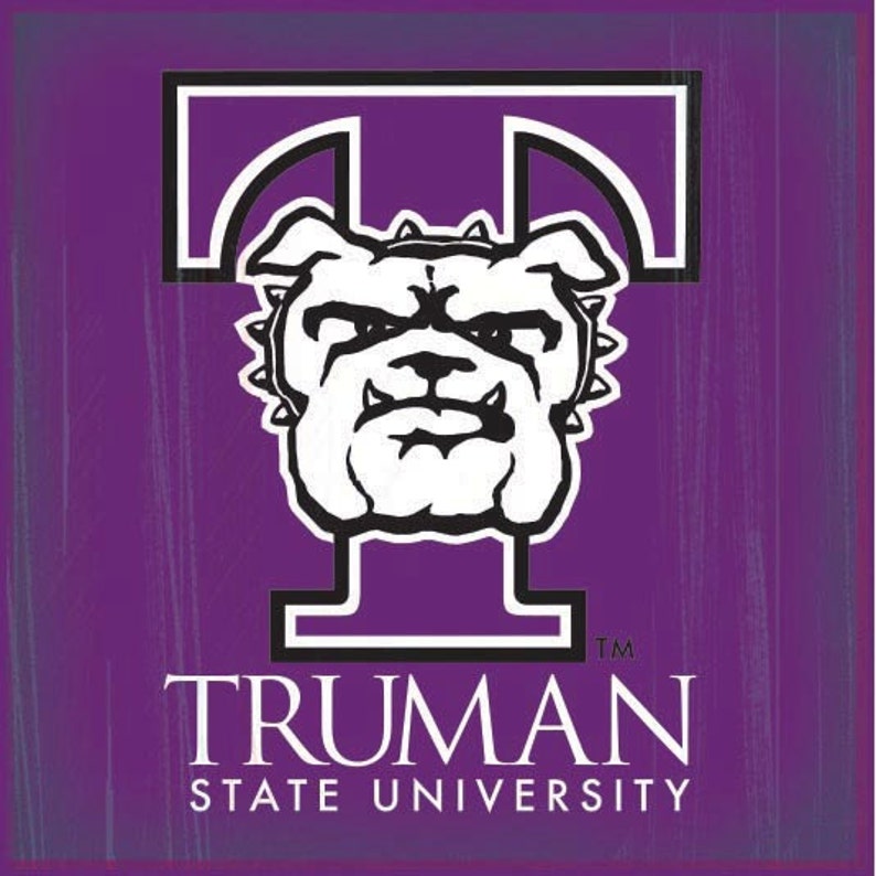 Truman State Coaster Collection: Logo on Purple single Stone - Etsy