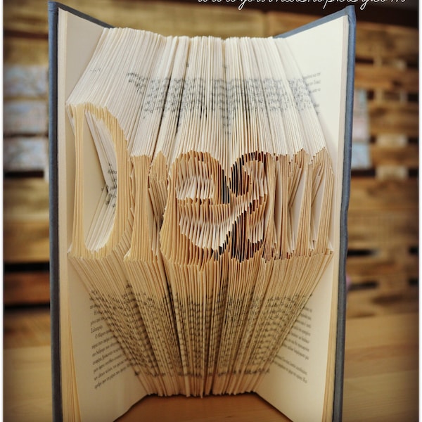 Book Folding Patterns for Names - Etsy