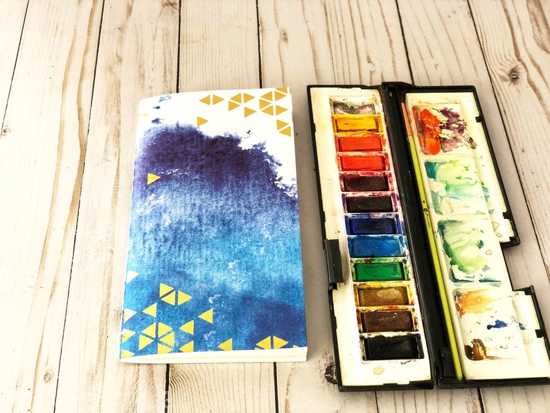 Set of 2 Watercolor Sketchbooks Traveler Notebook Insert - Etsy