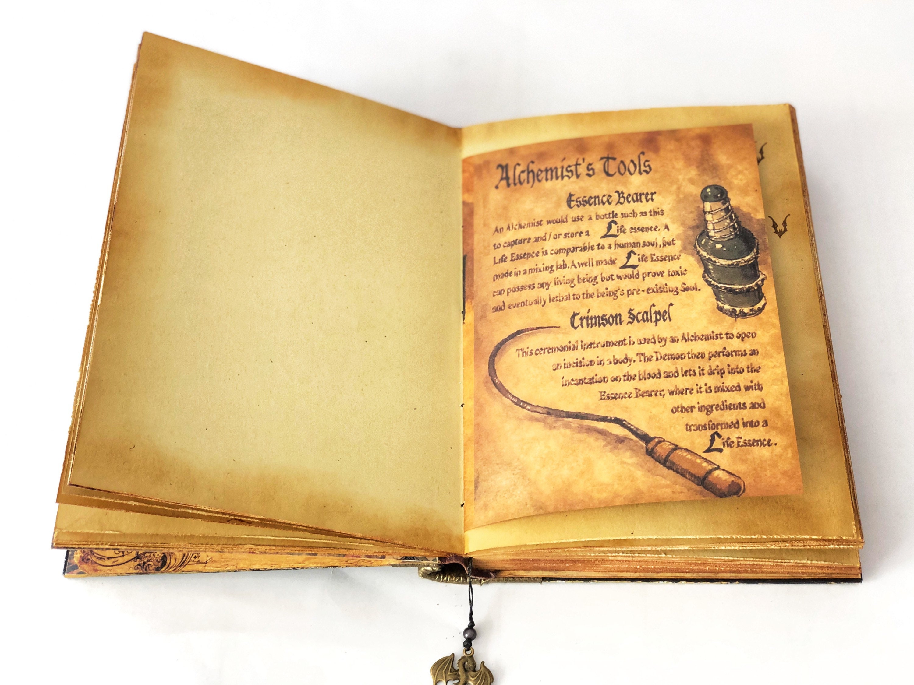 Blank Spell Book Grimoire Witch Spellbook Book of Shadows - Etsy UK