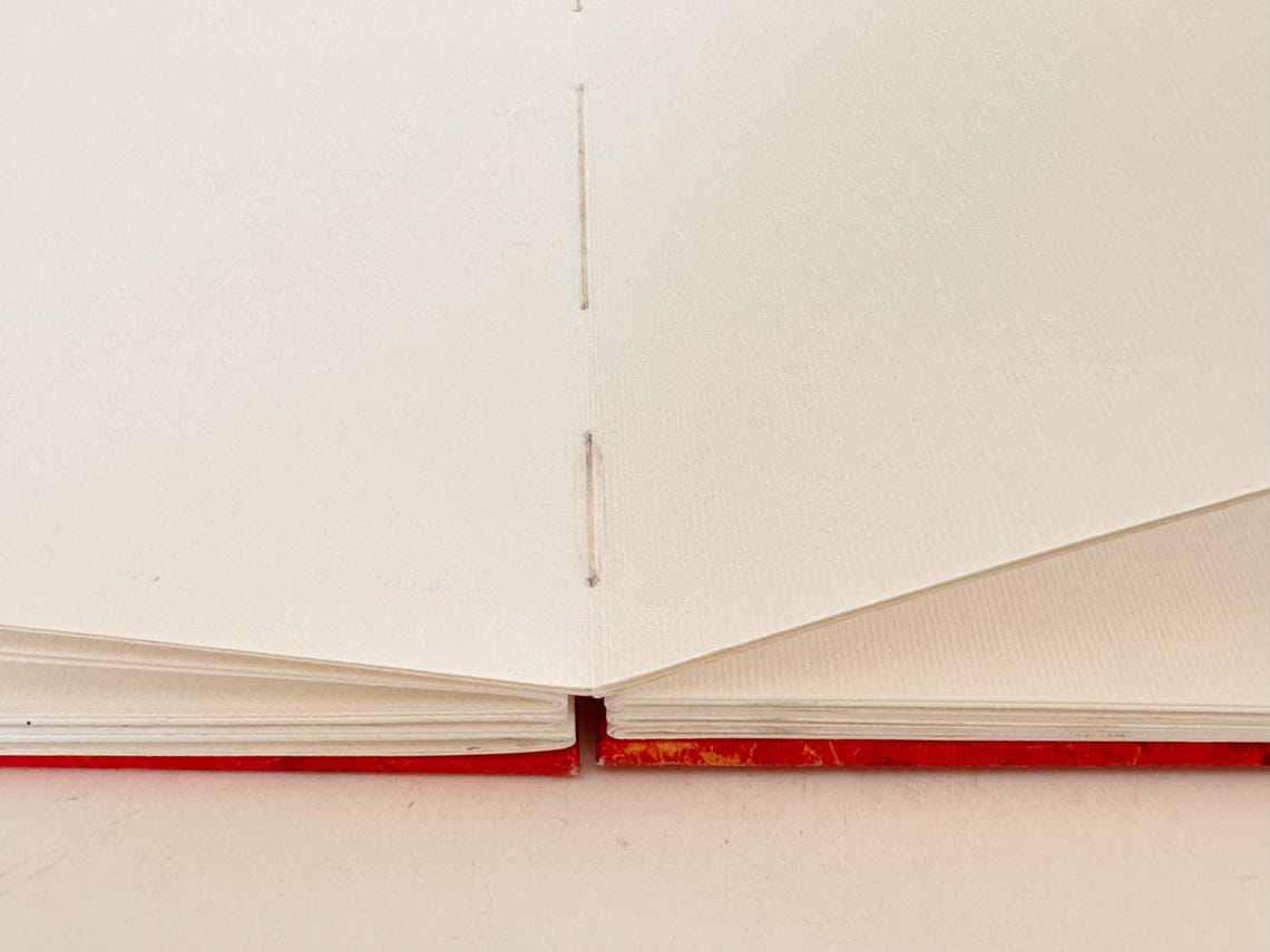 Writing Journal Diary Notebook With a Typerwriter, Open Spine Lay Flat ...