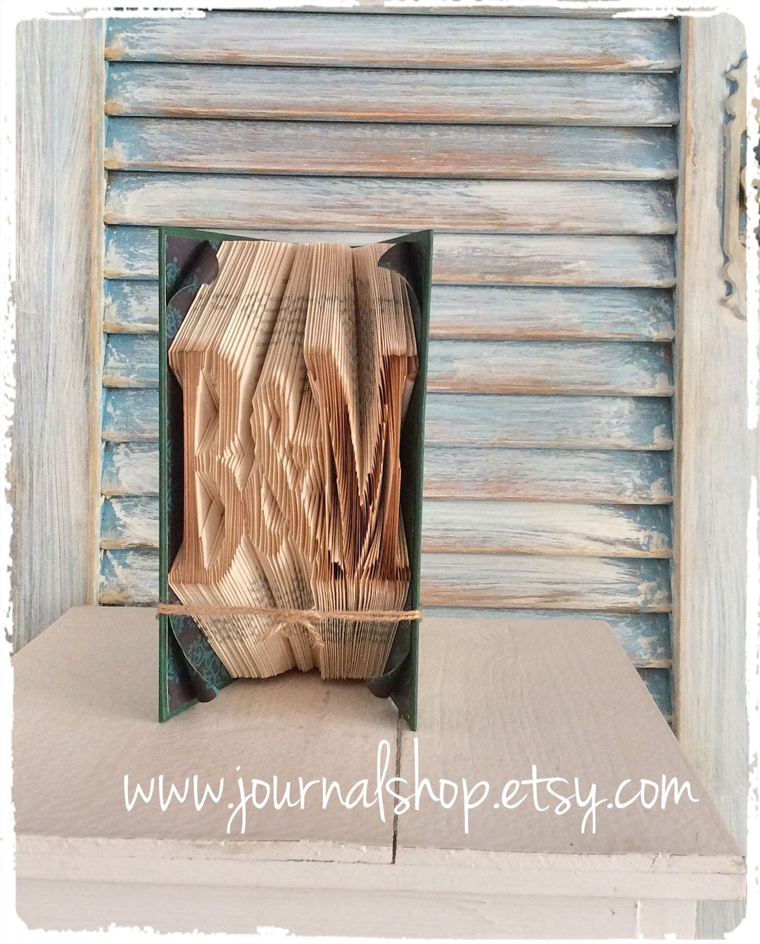 Folded Book Art Initials, Personalized Gift for Lovers, Book Folding ...