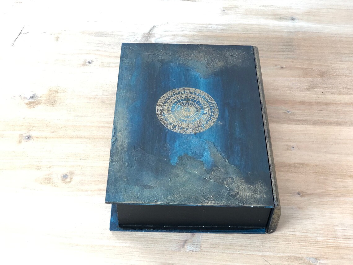 Dnd Magic Secret Spine Book Box, Witchcraft Keepsake Gift, RPG Cosplay ...