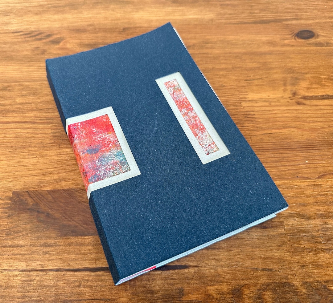 Handmade Artist Journal Notebook, Art Blank Book Diary, Mixed Media ...