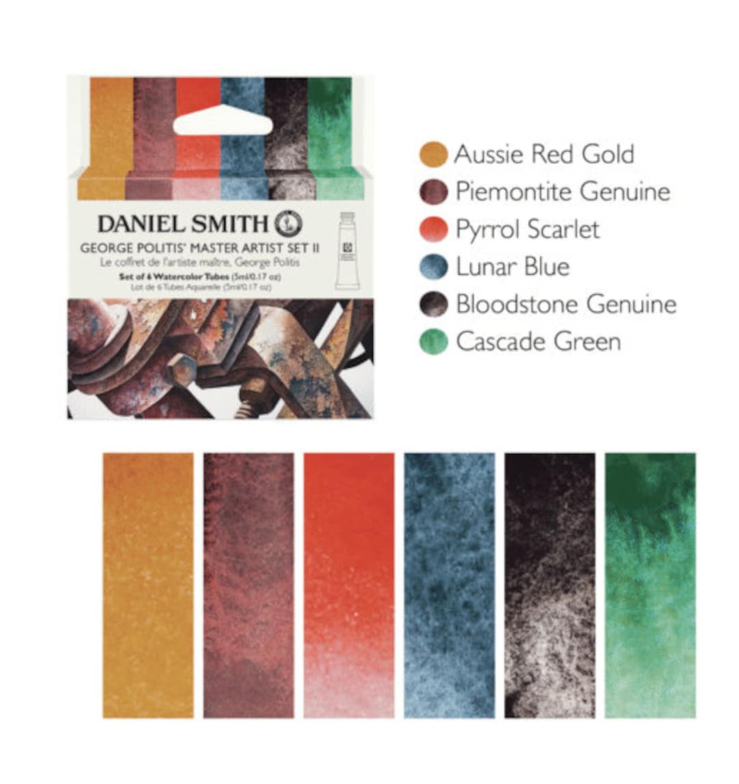Daniel Smith Watercolor Set George Politis Master Artist Set II, 6 ...