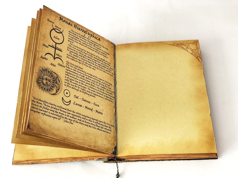 Blank Spell Book Grimoire Witch Spellbook Book of Shadows - Etsy