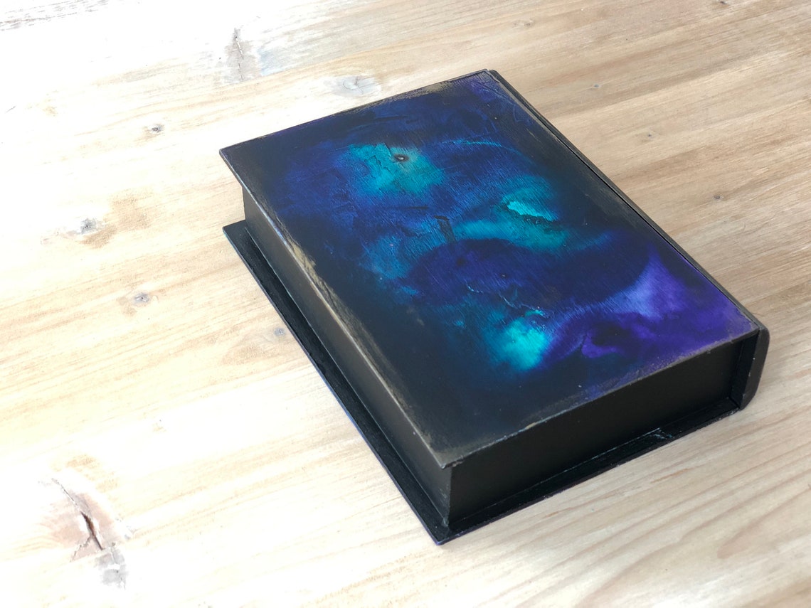 Fantasy Dragon Magic Box Dungeon Master Wooden Book With - Etsy