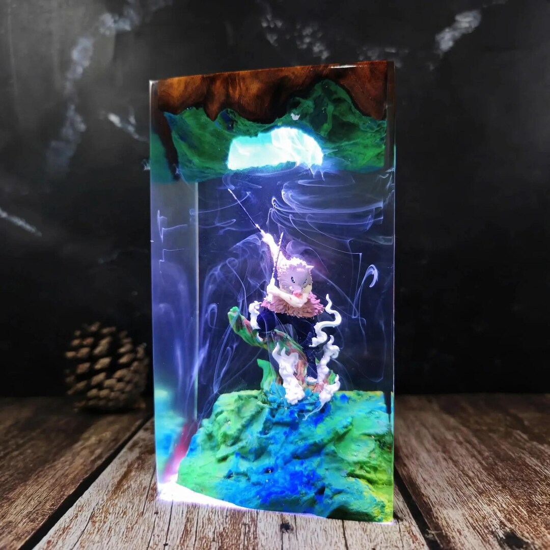 Demon Slayer Hashibira Inosuke Night Light, Kimetsu No Yaiba Anime ...