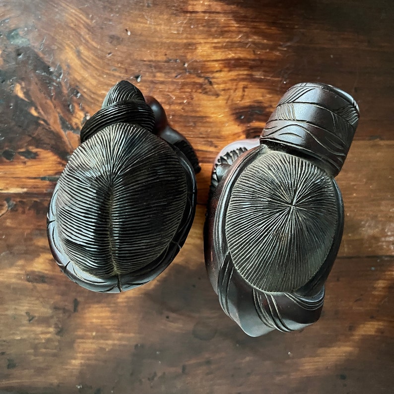 Igorot Male and Female Hand Carved Bookends - Etsy