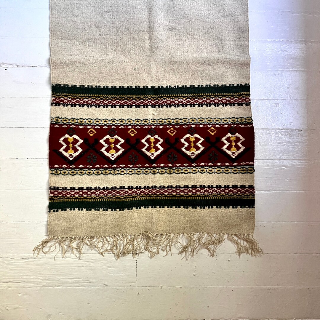 Norwegian Woven Tapestry Handmade Rug AUDHILD VIKENS VEVSTOVE - Etsy