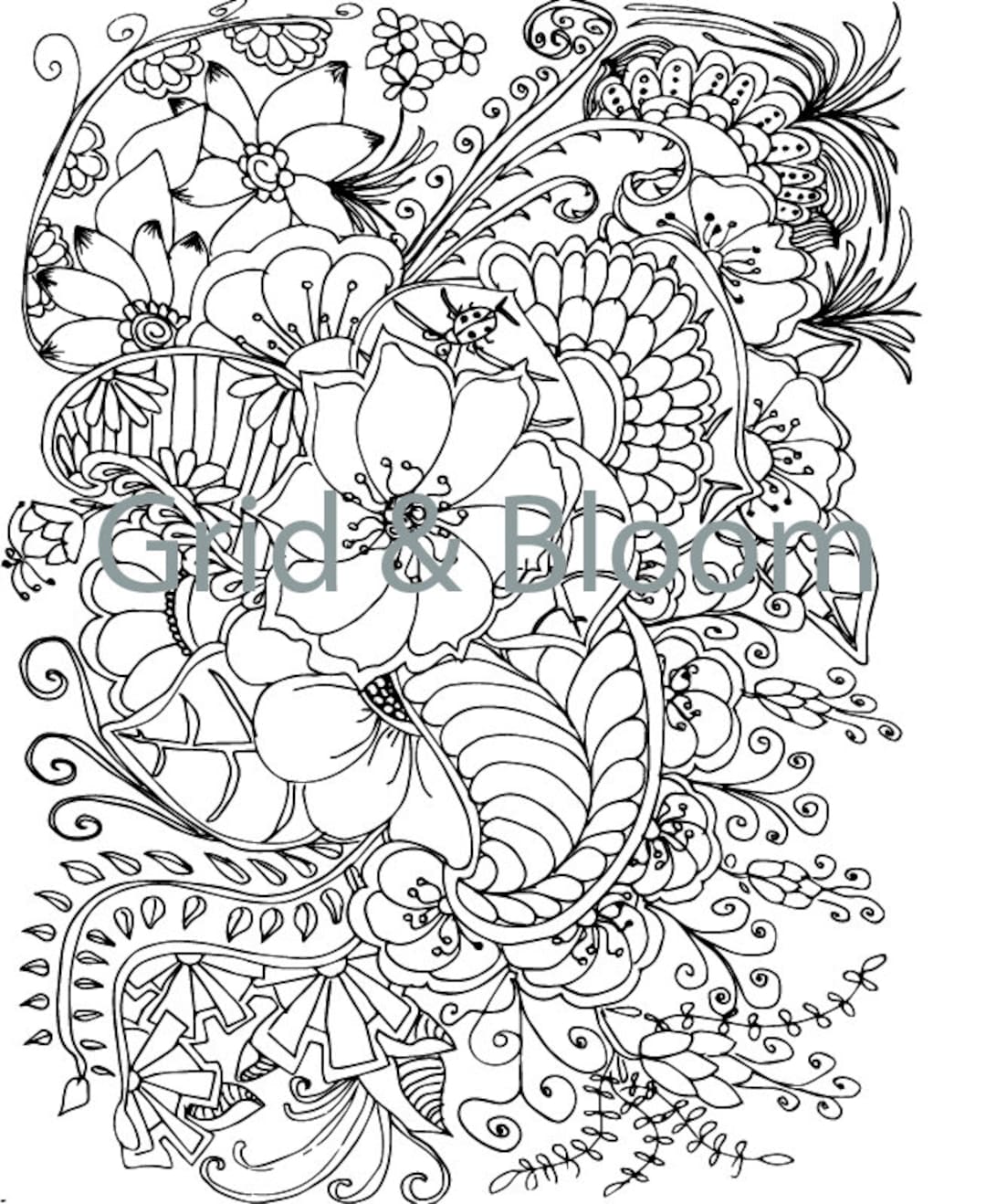 Coloring Set 5 Pages Color Pages PDF Download Coloring Page - Etsy